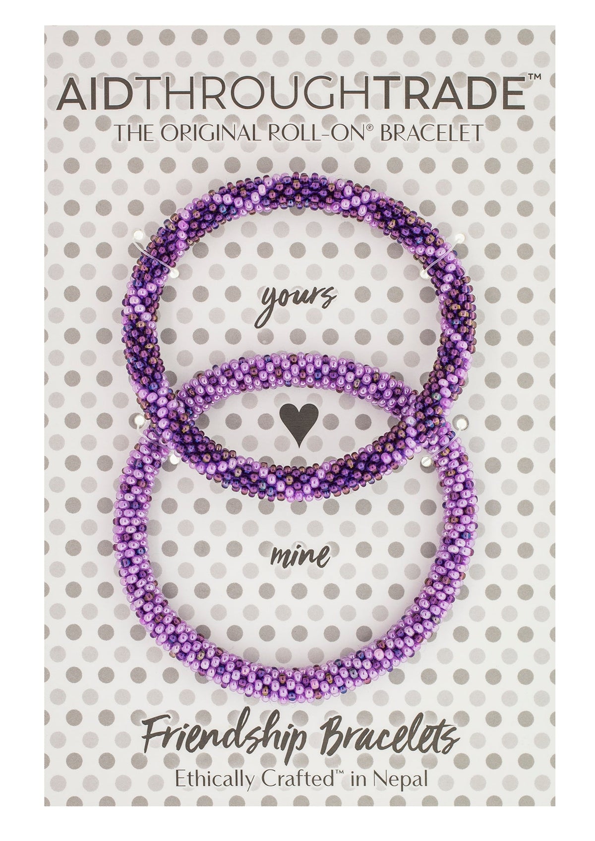 Roll-On® Friendship Bracelets Amethyst – Aid Through Trade - retail