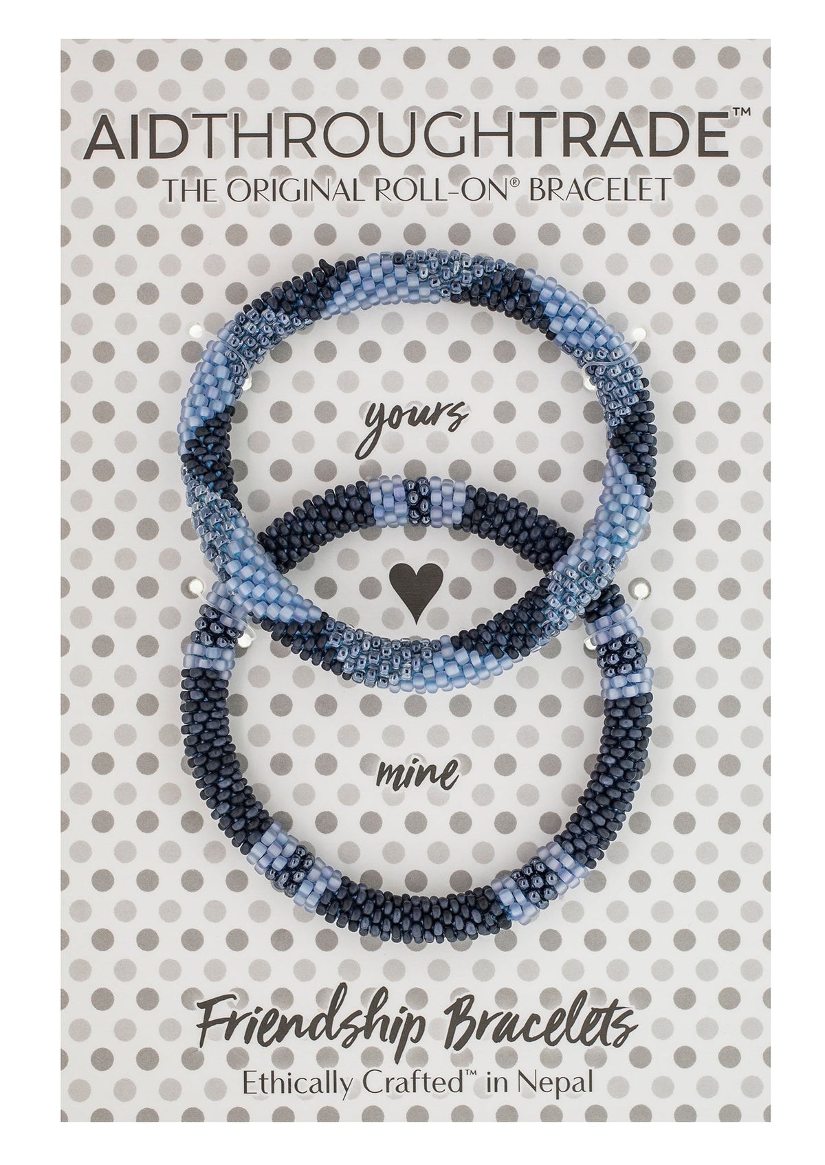 Roll-On® Friendship Bracelets Midnight Blue – Aid Through Trade - retail